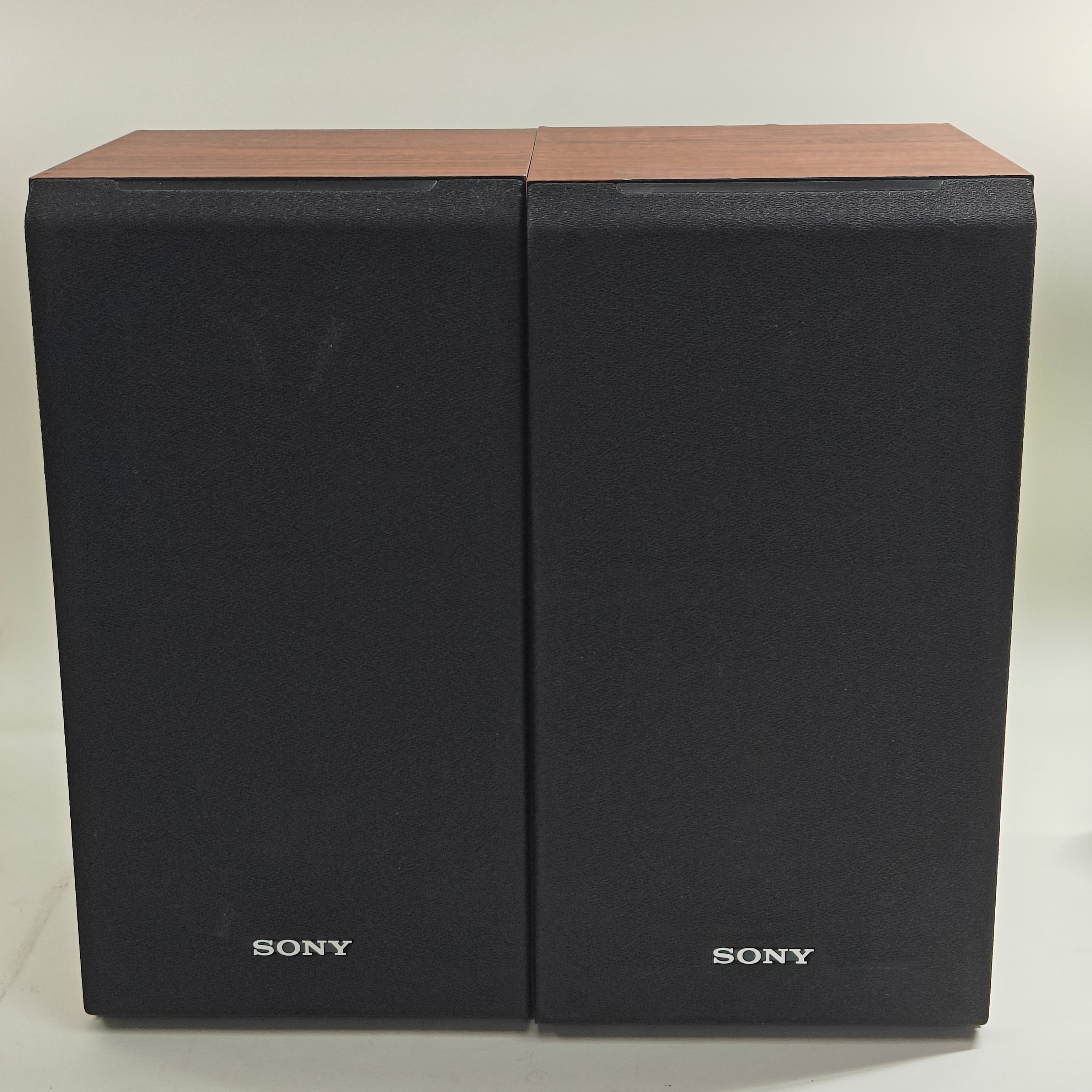 Sony 3-Way 3-Driver Speaker System Powered Bookshelf Speakers Black SS ...